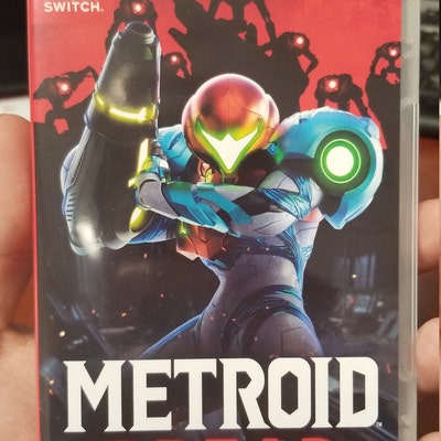Metroid Dread Cover Art: Replacement Insert & Case for Nintendo Switch ...