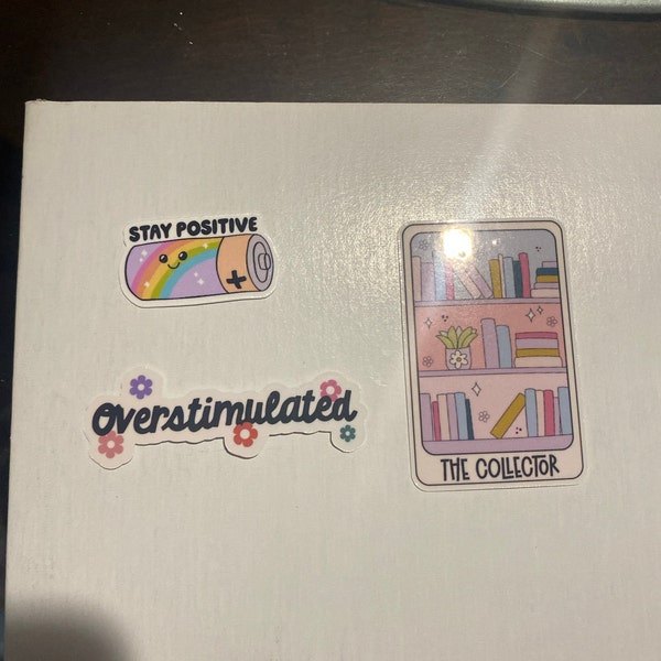 Overstimulated Waterproof Sticker Decal/ Mental Health Awareness/self ...
