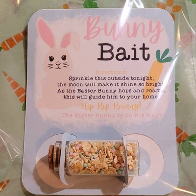 Bunny Bait Card PNG, Bunny Food Printable PNG File, Easter Card, Easter ...