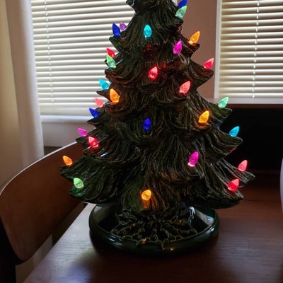 Large Ceramic Christmas Tree Replacement Base Tree Base Glazed in Any ...