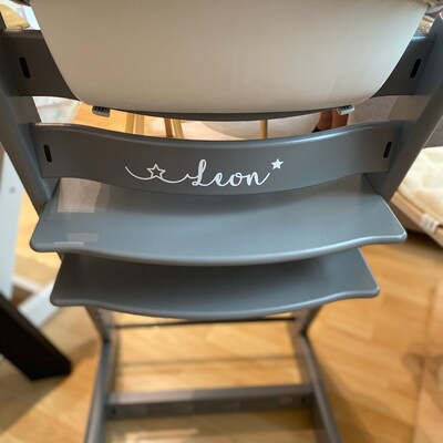 High Chair Stickers Name Stickers Individually - Etsy