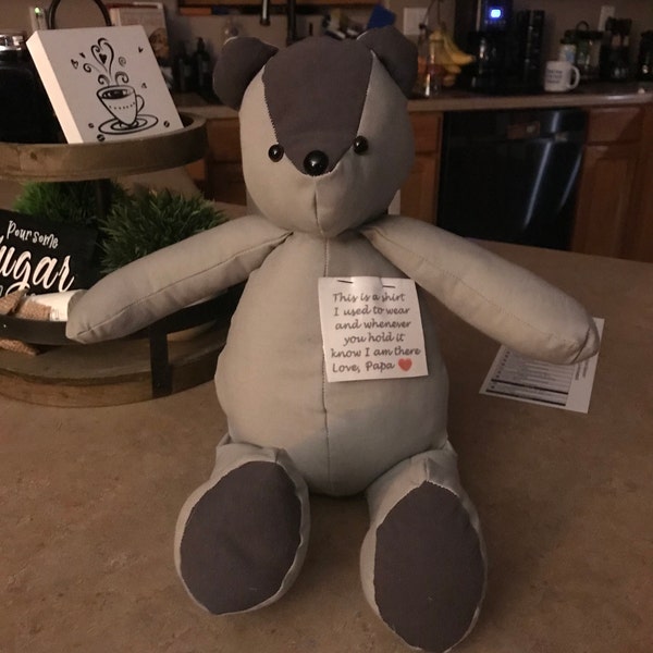 PDF 18 Inch Memory Bear Pattern and Instructions RARE Simplicity A2115 ...