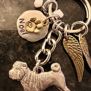 Yorkie Memorial Key Chain Pet Memorial Key Chain Yorkie - Etsy