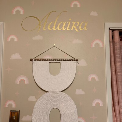 Name Wall Decal, Personalized Name, Girls Decor, Nursery Decal, Girls ...