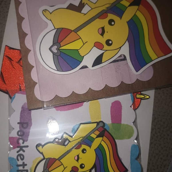 Pride Pikachu Pokemon Hard Enamel Pin - Etsy