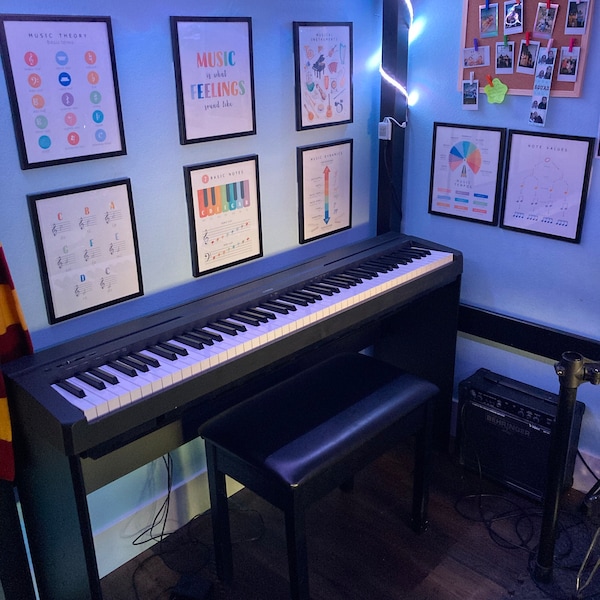 Set of Music Educational Posters, Music Theory Posters, Montessori ...