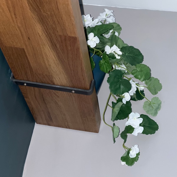 Raw Steel Shelving Brackets - J Brackets - Heavy Duty - Variety of ...