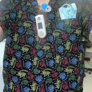 Scrub TOPS Skeletons X-ray Bones Skulls Imaging Scrub Tops for Men ...