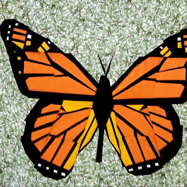 Monarch Butterfly - 30", 20", & 15" Quilt Foundation Paper Pieced ...