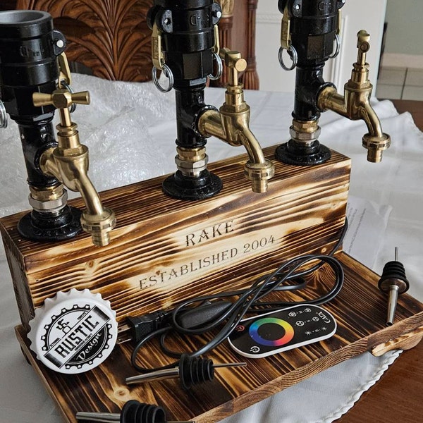 Father's Day Gift ,steampunk Fireman Pipe Robot Night Lamp, Liquor ...