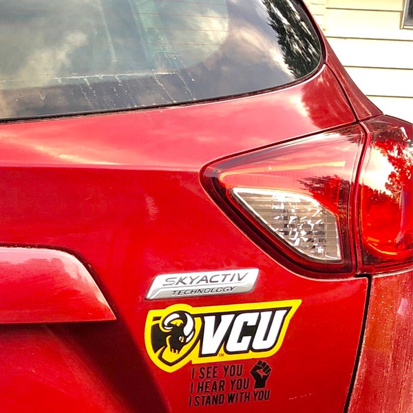 I See You I Hear You I Support You Vinyl Decal, Black Lives Matter Car ...