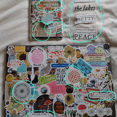 Olivia Rodrigo SOUR Inspired Stickers Kindle Notebook Laptop Sticker ...