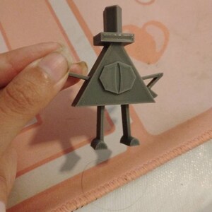Mini Bill Cipher Statue - Cipher Hunt Statue - Gravity Falls Inspired ...