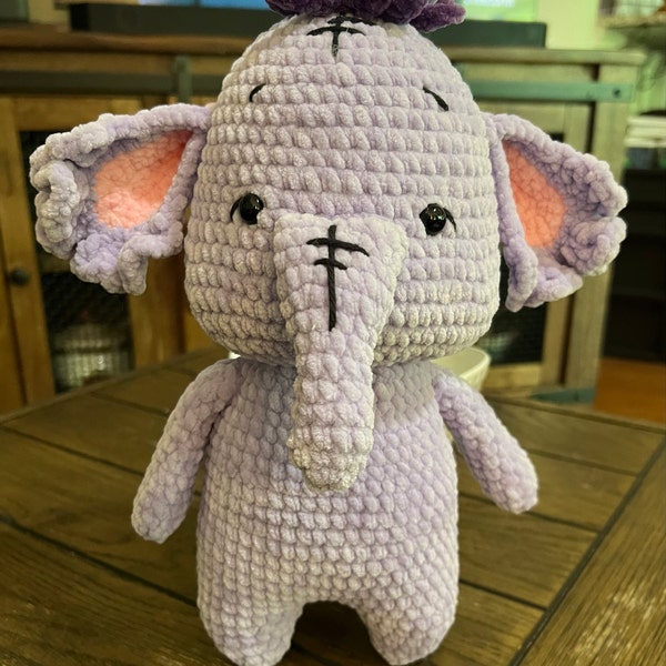 Lumpy Elephant Crochet Pattern by Bumcraft - Etsy