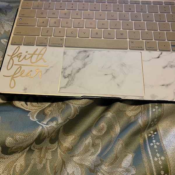 White Marble Inner Skin, Inside Skin for Macbook, Tech Accessory ...