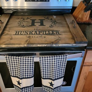 Hand Made Custom Stove Top Cover - Etsy