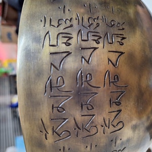 12 Inch Hand-painted Tibetan Astamangala Wall Hanging Authentic Artwork ...