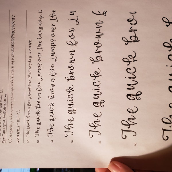 FARLEIGH / Whimsical Font / Script Font / Handlettered Font / OTSS / Bounce Script / Calligraphy ...