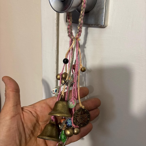 Handmade Witch Bells, Witch Bells and Wind Chimes, Hanging Bells for ...