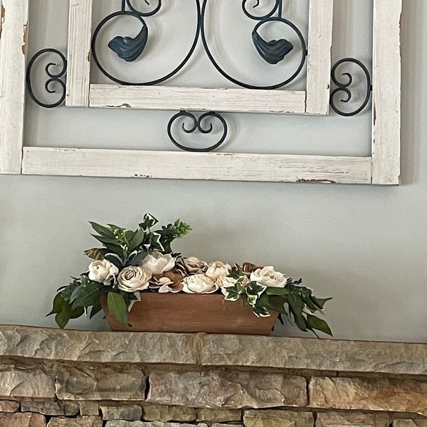 Sola Wood Centerpiece, Coffee Table Décor Farmhouse, Sola Wood ...