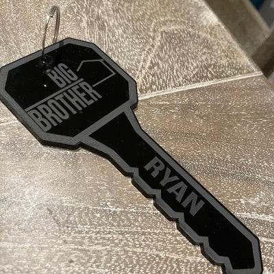 Personalized Big Brother Keys LARGE - Etsy