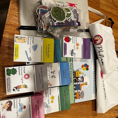 Bilingual colors, Numbers, Shapes Vietnamese English Cards, Flashcards ...