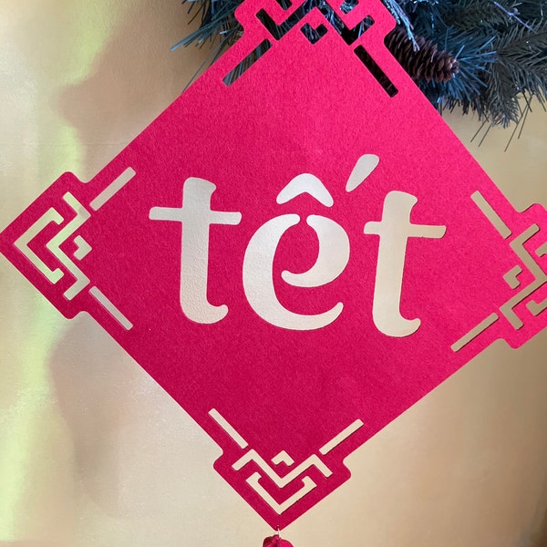 Tet Decoration Stickers 2pcs - Etsy