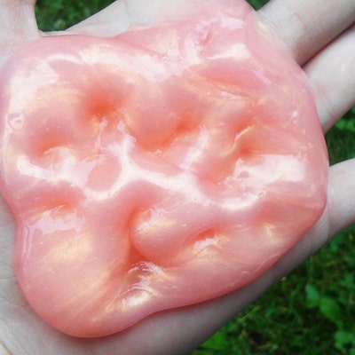 Metallic Slime Pink Gold Pearl Shimmer 2, 4, 6, 8, or 12oz Rose Gold ...
