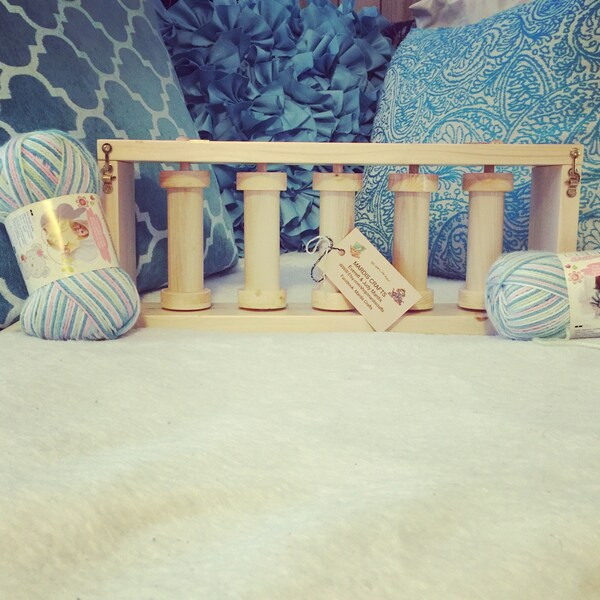 Handmade Wooden Yarn / Bobbin Holder for Graphghan 5 Spools - Etsy