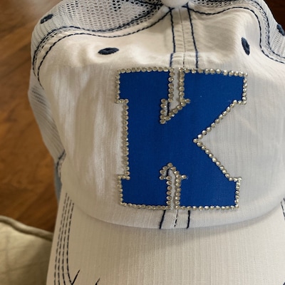 Custom Letter Hats Varsity Letter Hats Bling Letter Hats - Etsy