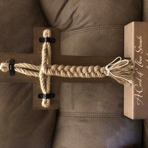 Unity Cross ® Solid Black Walnut and Curly Maple Wood With - Etsy