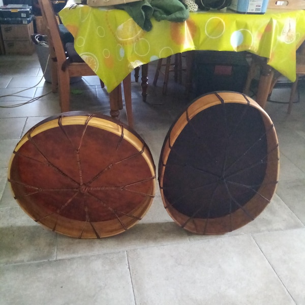 Lacing Rawhide, Medium Thick Buffalo Skin Rope for Drum Making. /1cm by ...