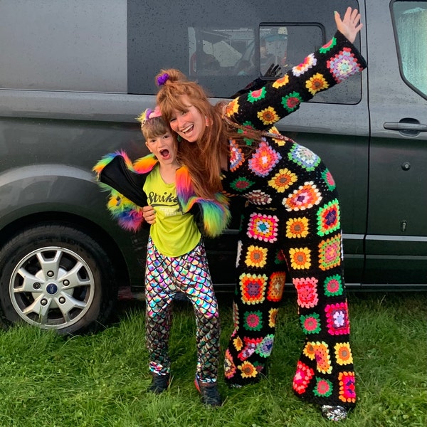 CROCHET PATTERN Patchwork Granny Square Trousers - Etsy