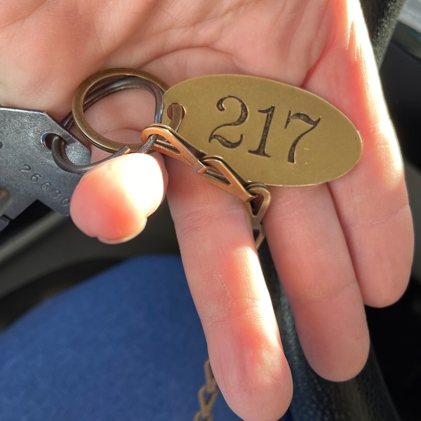 Hand Punched Brass Oval Numbered Tags - Custom Numbered Locker Tags ...