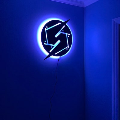 Metroid Samus Led Sign Wall Art Decor Glow in the Dark Wall - Etsy