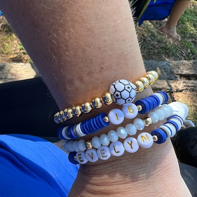 Personalized Sports Bracelets - Etsy