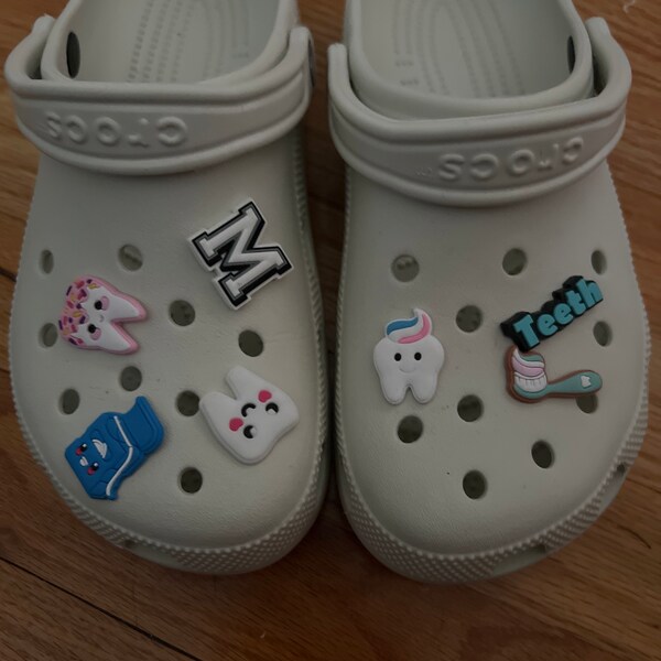 Dental Themed Shoe Charms. Teeth Charms. Tooth Charms. Dental Hygienist ...