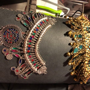 Afghan Mathapati Afghan Jewelry Set Hand Made Afghani Head | Etsy