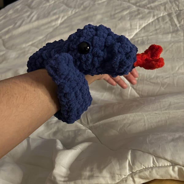 Slap Bracelet Snake Crochet PDF Pattern | Amigurumi Snake | Market Make ...