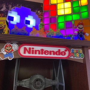 Nintendo Video Game Logo Sign 8.5in 3D Printed Man Cave - Etsy