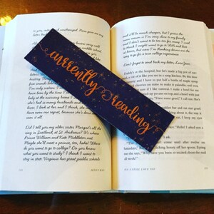 Currently Reading Bookmark - Etsy