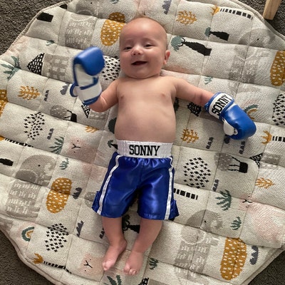 Baby Boxing Set Gloves and Shorts Personalized - Etsy