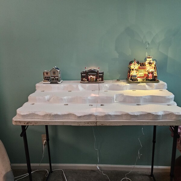 4 Foot Spooky Town Mountain Background Display Lemax, Dept 56, Mountain ...