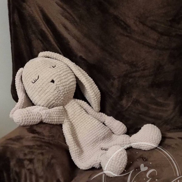 Bunny Snuggler Crochet Pattern, Crochet Comforter, Handmade Easter Gift ...