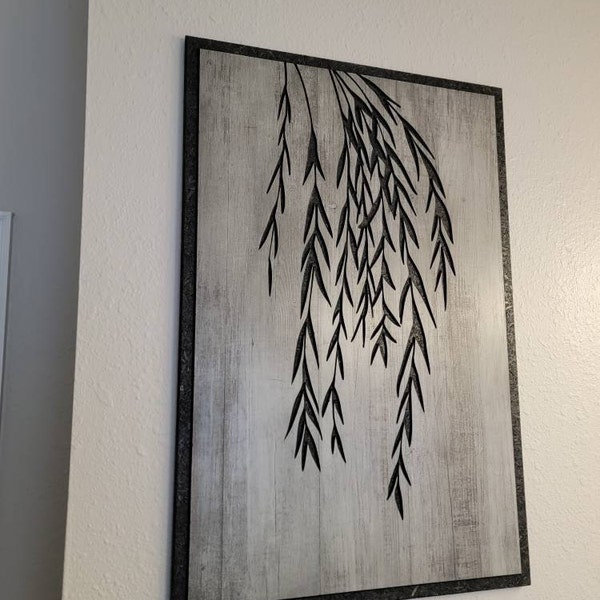 Willow Tree Wood Wall Art, Wall Decor for You House, Carved Into Wood ...