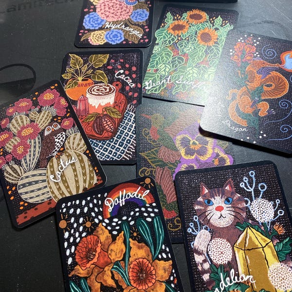 Live a Colorful Life Zentangle Oracle Color Therapy Card Deck - Etsy