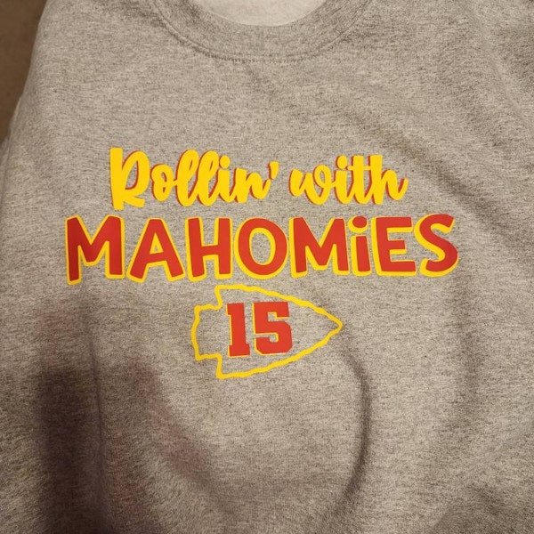 Kansas City Patrick Mahomes Print SVG, Rollin With Mahomies PNG Digital ...