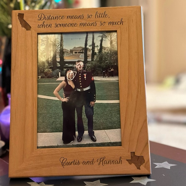 Personalized Long Distance Relationship Picture Frame by Lifetime ...
