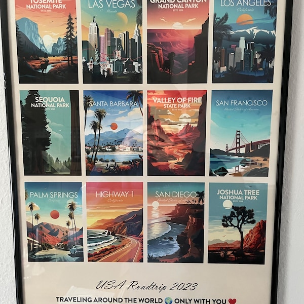 National Park Alphabet Print, Alphabet Poster, National Park Nursery ...