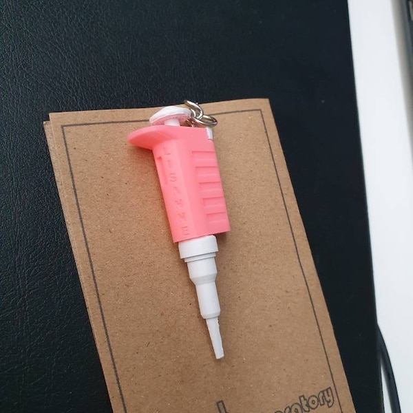 Pipette Keychain Personalised Science - Etsy